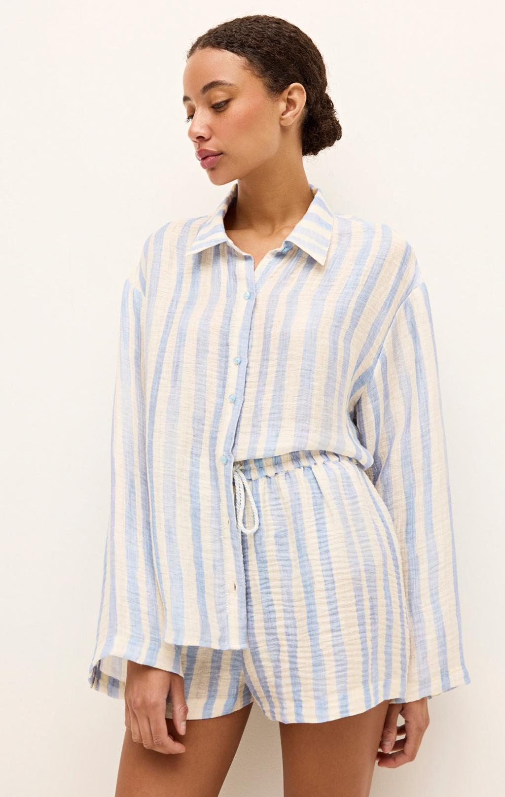 Nico Beach Shirt - Agua – Monkee's of Fredericksburg