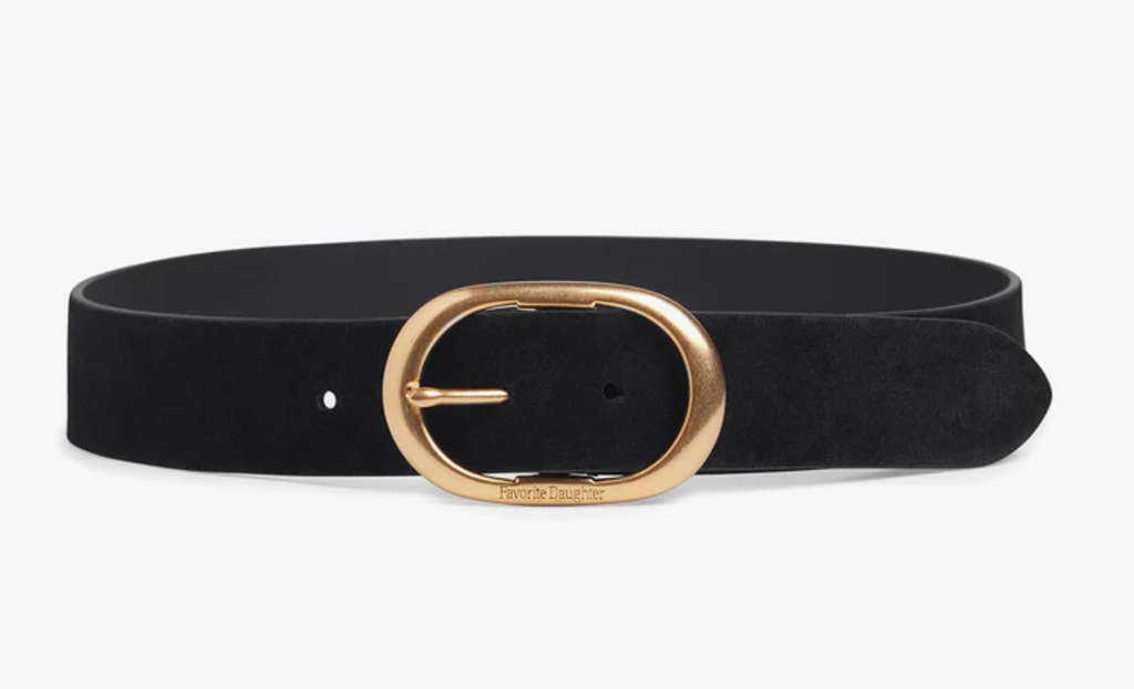 The Suede Jean Belt - Black / Antique Brass – Monkee's of Fredericksburg